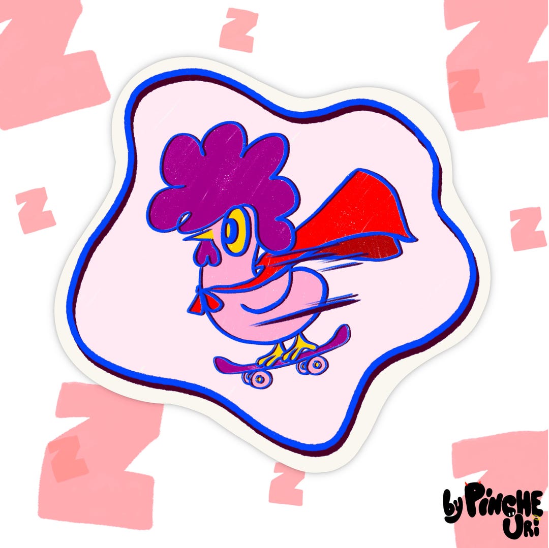 Tony Hen Pro Skater Sticker (super) - Etsy