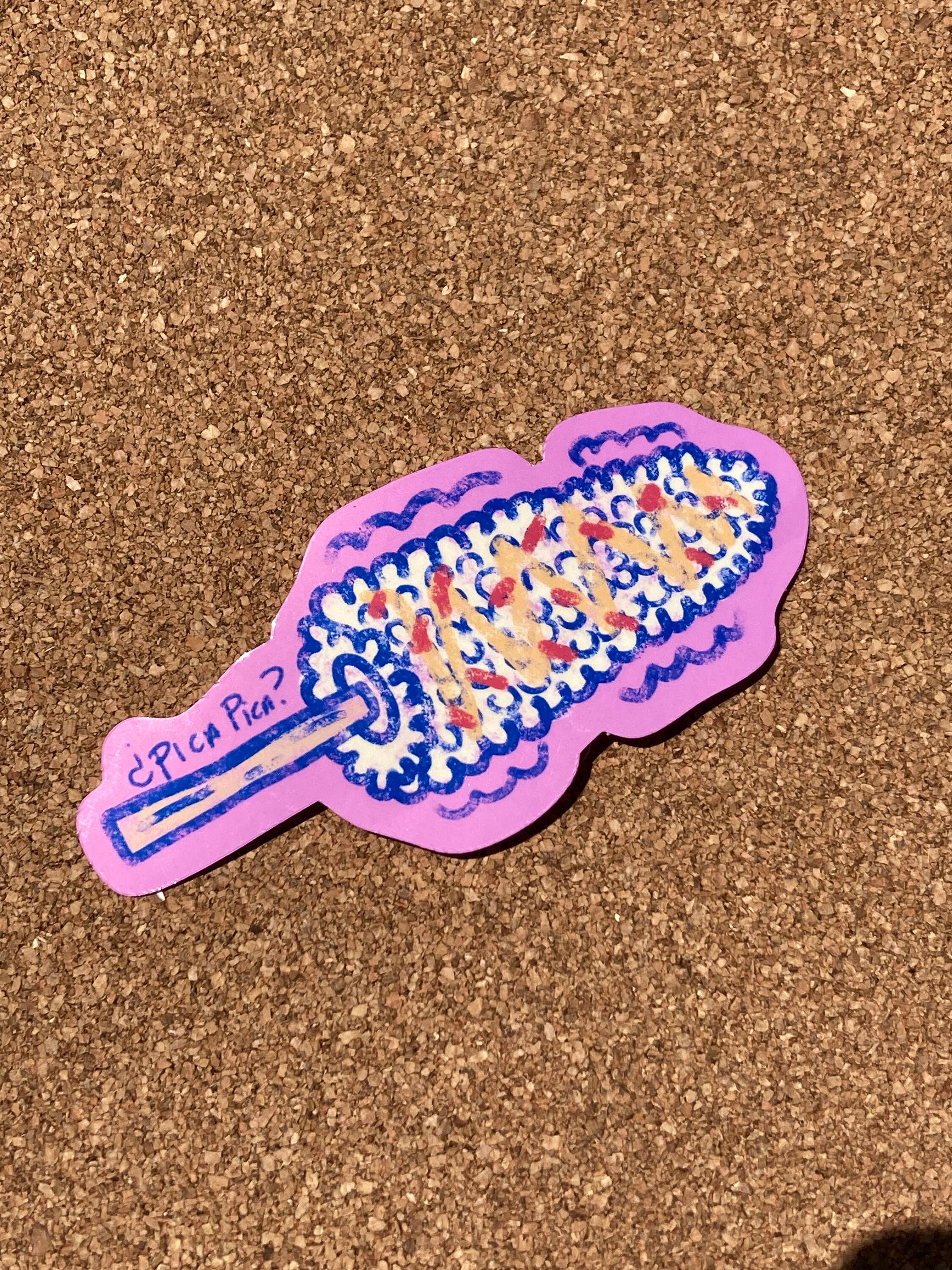 Elote Sticker|elote Man|mexican Corn|street Corn|mexican Food Art|elote ...