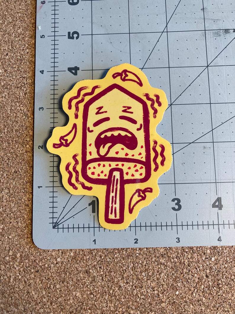 Paleta De Mango Con Chile Sticker - Etsy