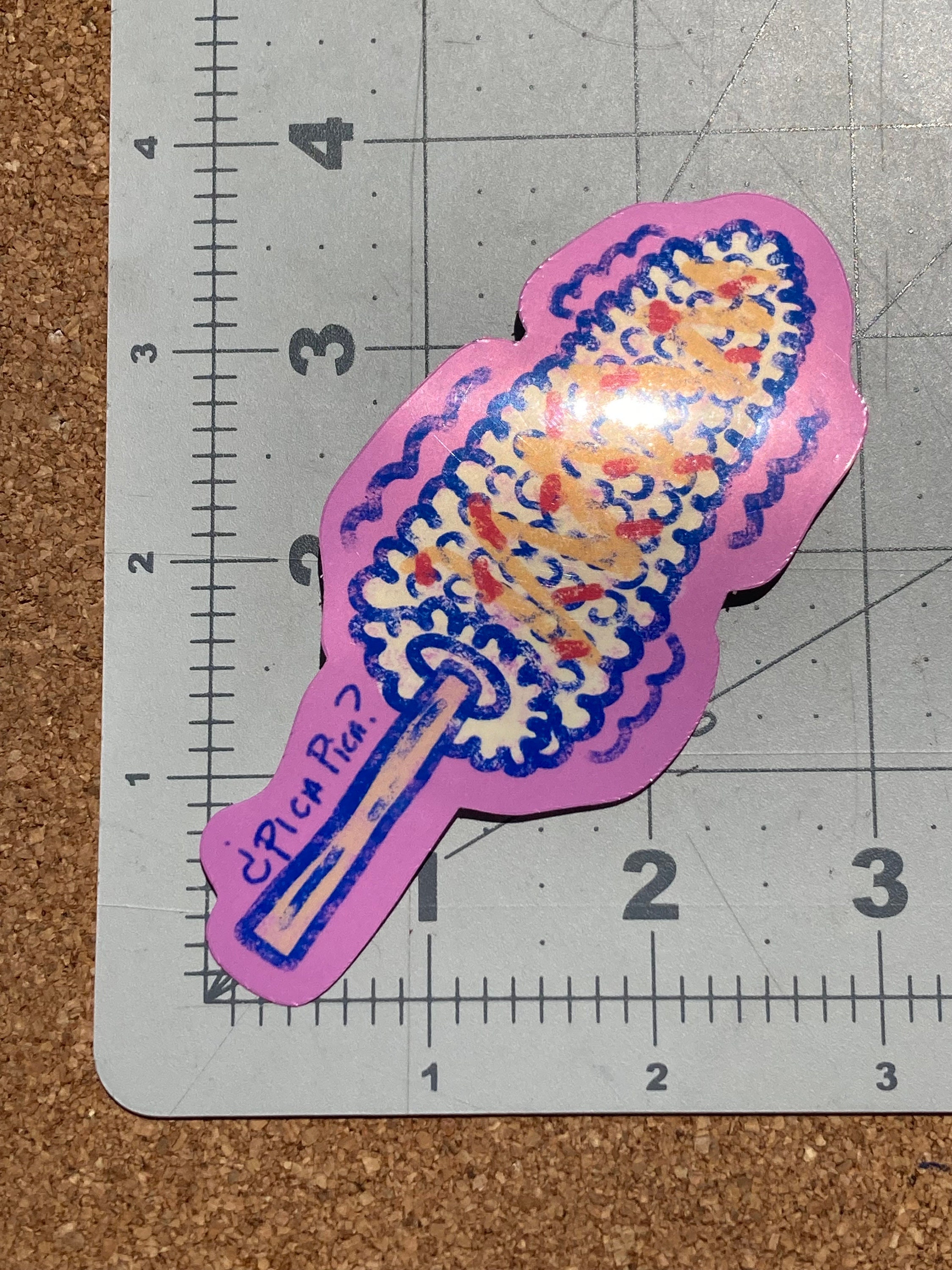 Elote Sticker|elote Man|mexican Corn|street Corn|mexican Food Art|elote ...