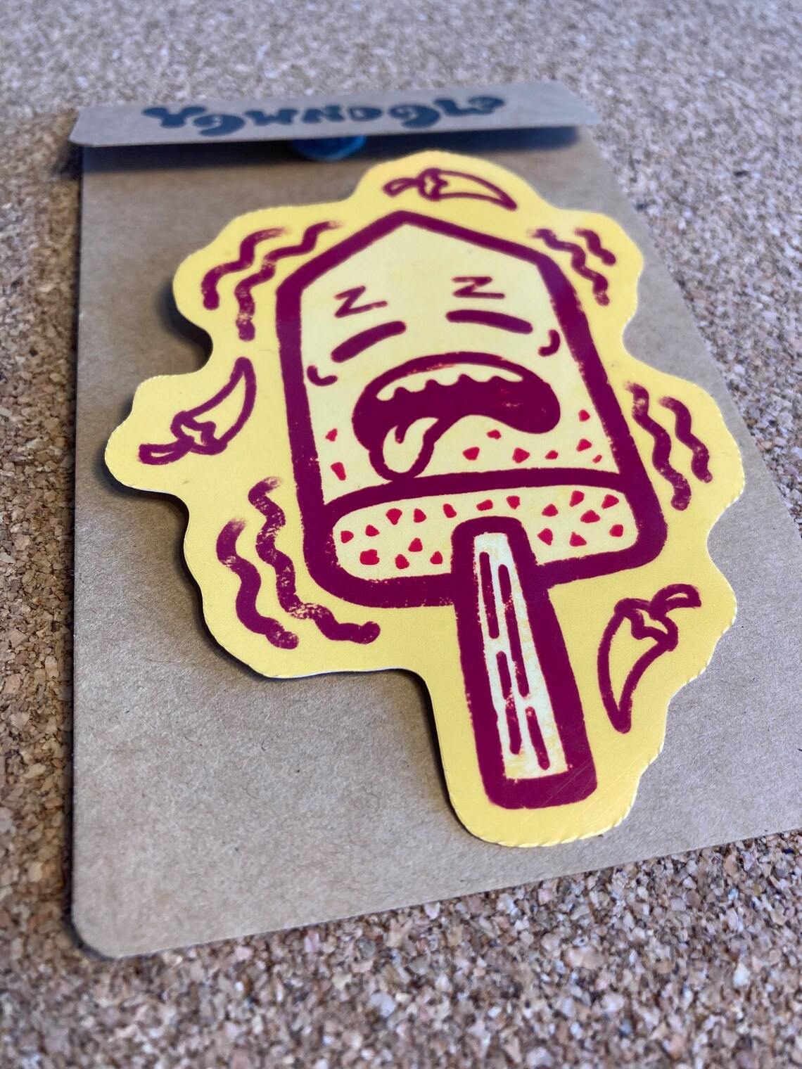 Paleta De Mango Con Chile Sticker | Mexican Art Sticker | Paisa Art ...