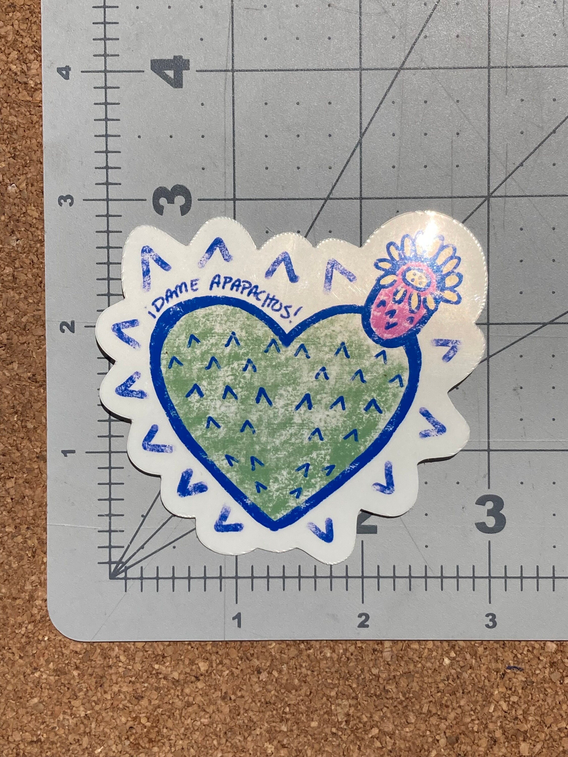 Corazón Apapachos Sticker | Amor Apache Sticker | Mexican Art Sticker ...