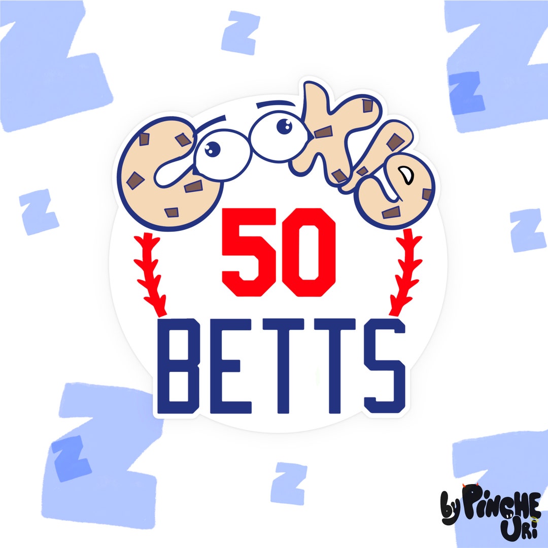 Cookie Betts! Eyes - Sticker | Dodgers Sticker | Mookie Betts Sticker ...