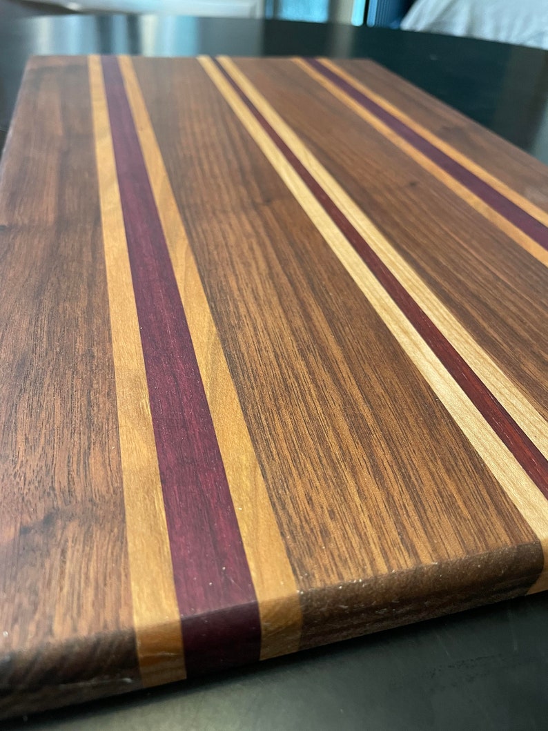 Handmade Wooden Charcuterie Board Rustic Serving Platter Elegant Cheese ...