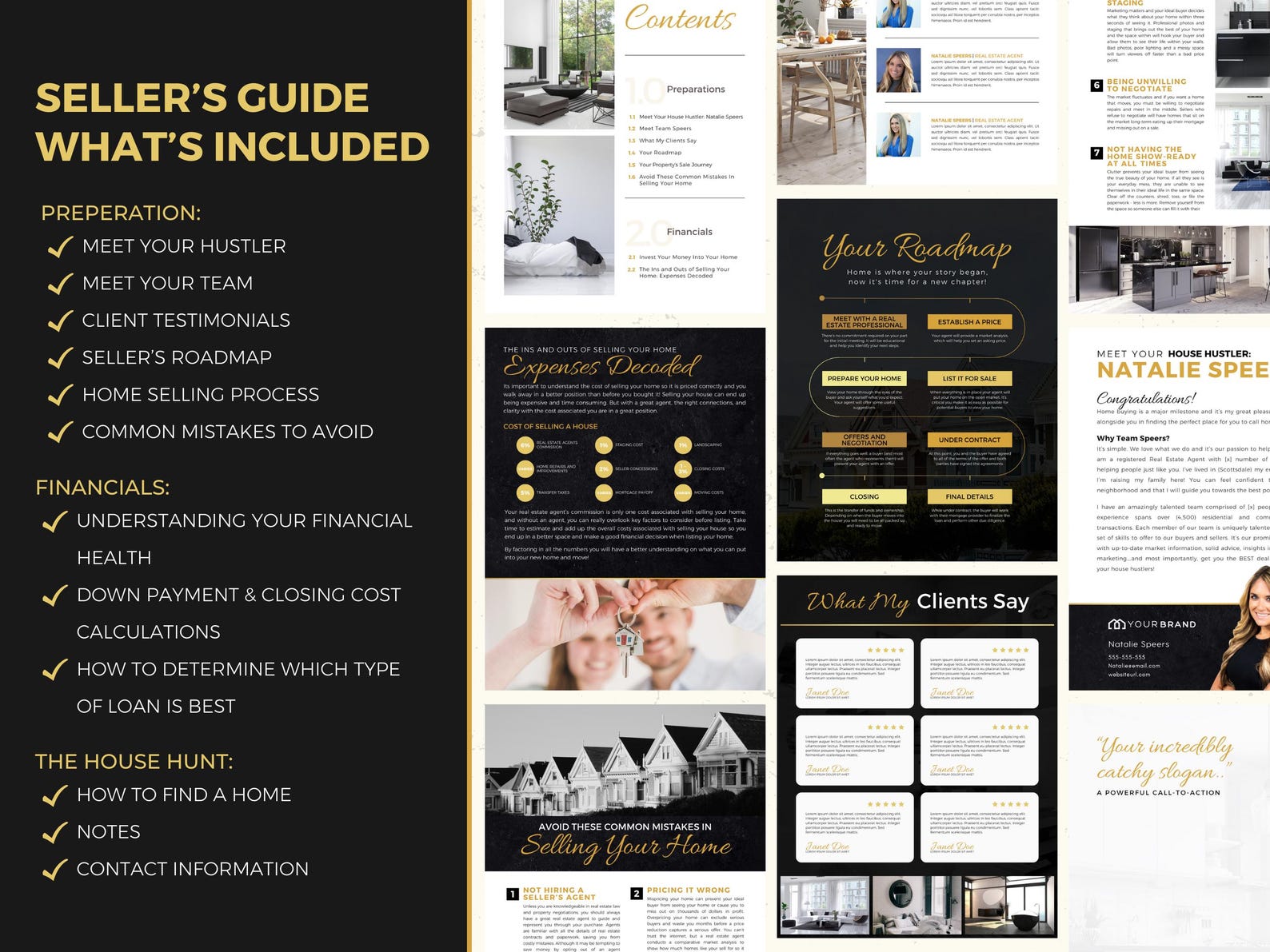 Real Estate Buyer Seller Guide Book Presentation, Realtor Real Estate ...