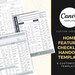 Real Estate Home Features Checklist Handout, Checklist Template ...