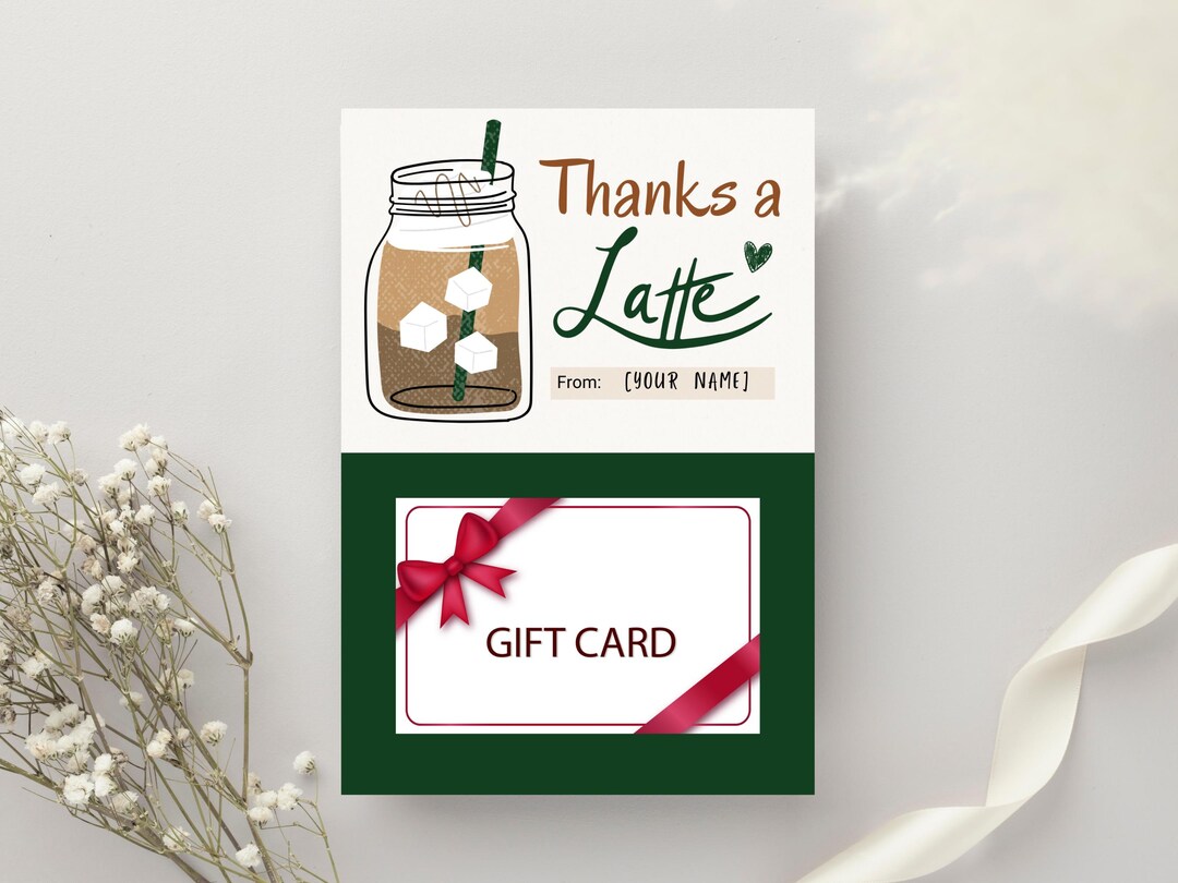 Teacher Gift Card Template, Teacher Appreciation, Thank You Gift Card ...