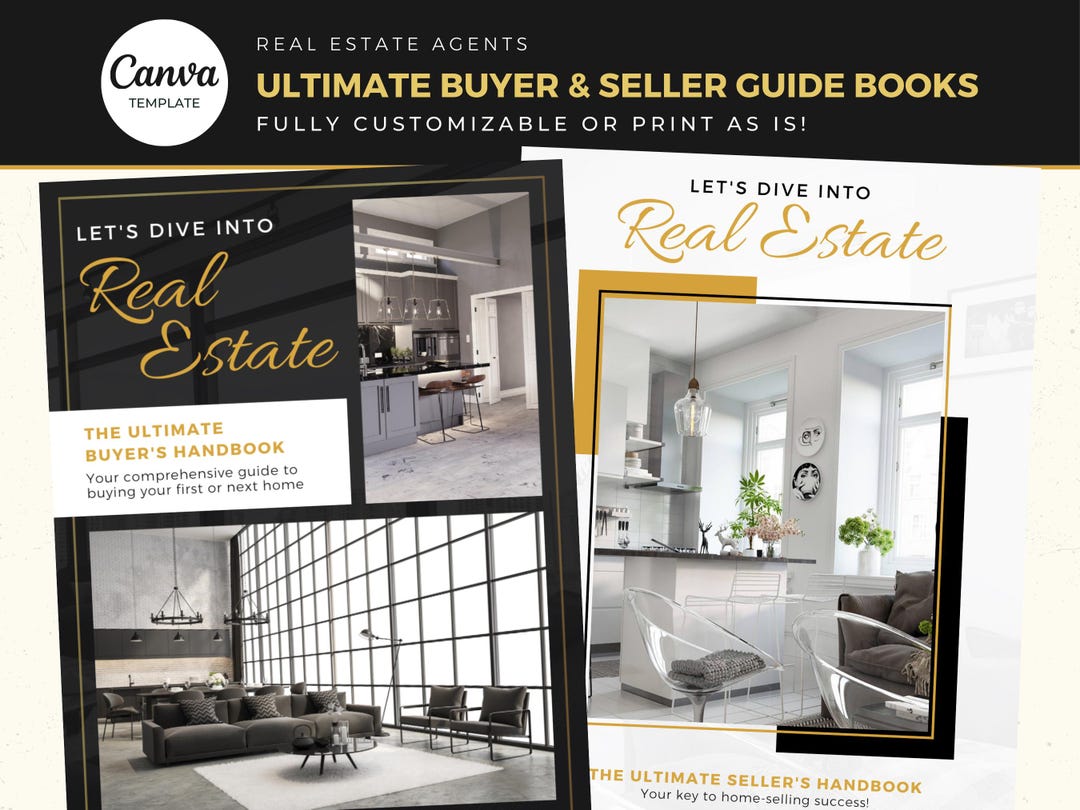Real Estate Buyer Seller Guide Book Presentation, Realtor Real Estate ...