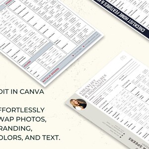 Real Estate Home Features Checklist Handout, Checklist Template ...