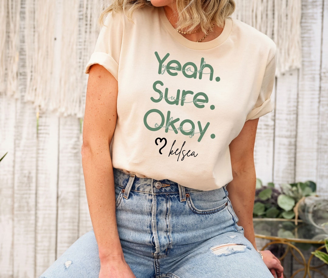 Yeah Sure Okay Shirt Gift for Country Music Lover Country - Etsy