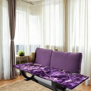 Elegant Amethyst Crystal Table Top: Purple Stone Home Decor - Etsy