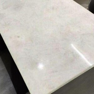 White Quartz Table Top: Sleek Modern Gemstone, Custom Sizes - Etsy