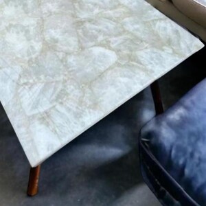 Premium White Quartz Table Tops – A Stunning Fusion of Natural Stone ...