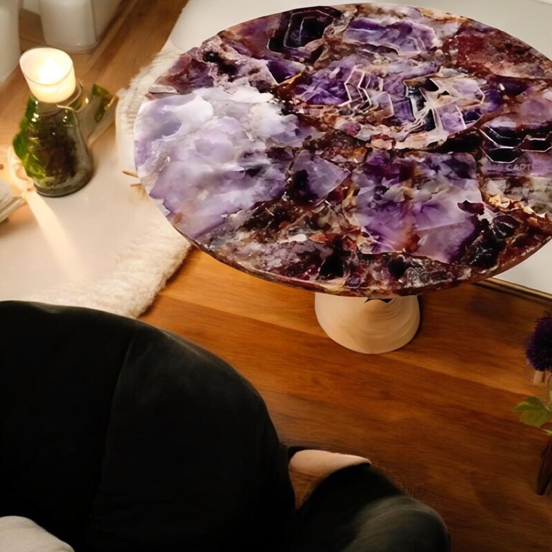 Amethyst Table - Etsy