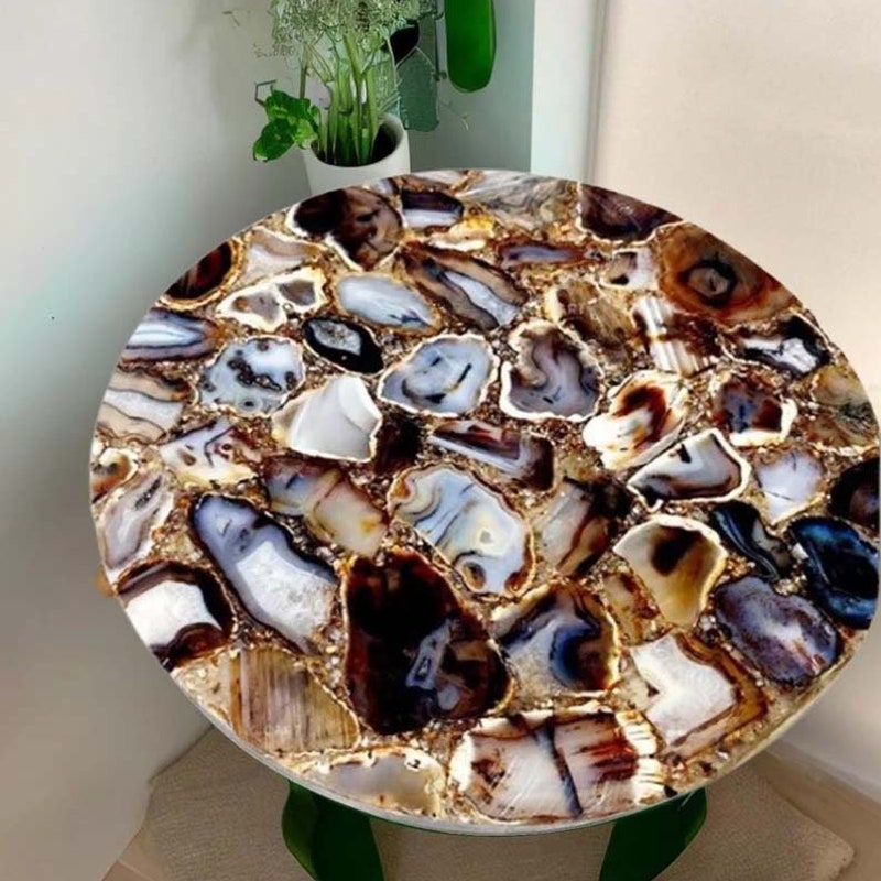 Agate End Table - Etsy