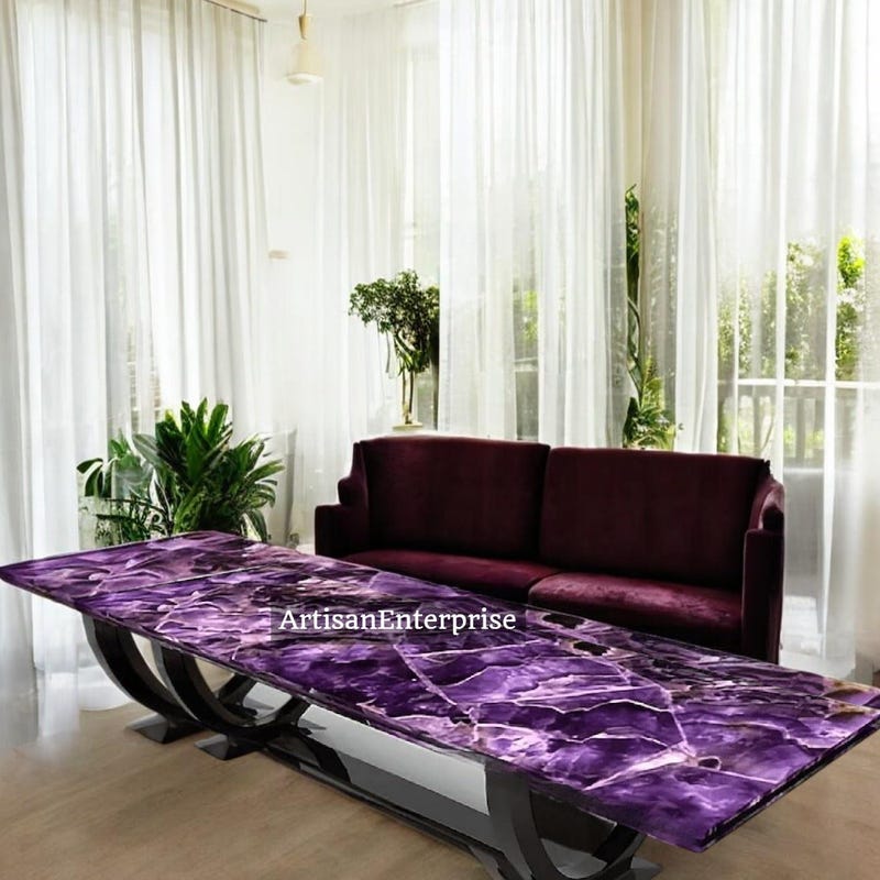Amethyst Table - Etsy