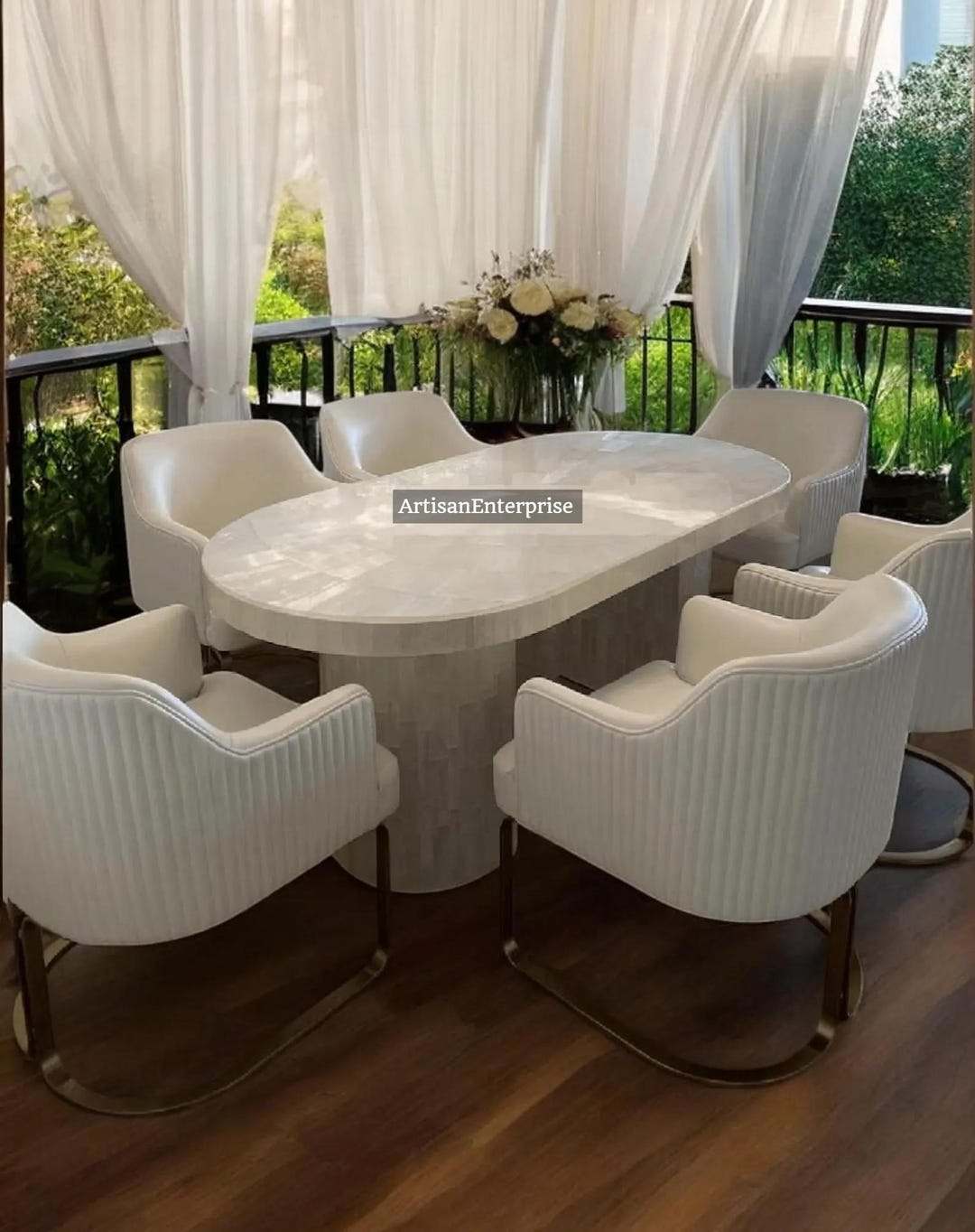 Handmade Selenite Sunburst Dining Table Top: Modern Luxury Decor - Etsy