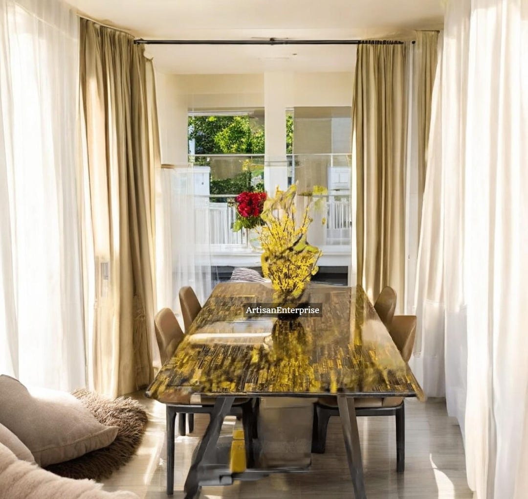 Custom Tiger Eye Table Tops for Dining, Coffee, and Side Tables ...