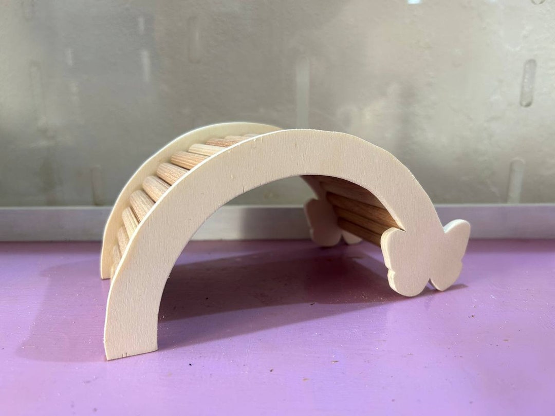 Hamster Butterfly Stairs Climbing Ladder Bridge Steps Ramp Gym Tunnel ...