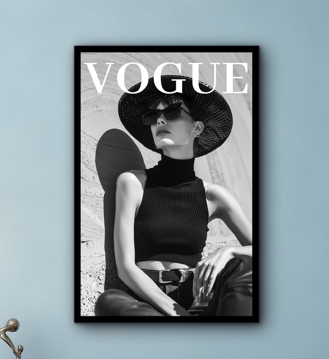 Vogue Wall Art, Ready to Hang, Luxury Fashion Canvas, Vogue Fashion ...