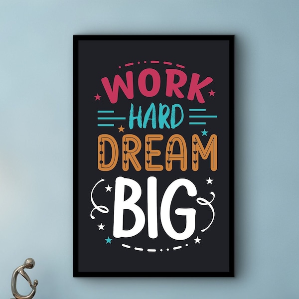 Dream Big Canvas - Etsy