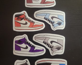 Jordan 1 Stickers - Etsy