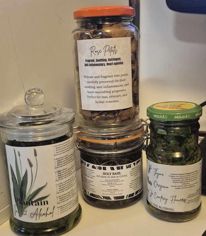 Printable Apothecary Herb Labels Sample - Etsy
