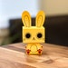 Cube Bunny | Easy Beginner DIY 3D Papercraft Digital SVG Template - Etsy