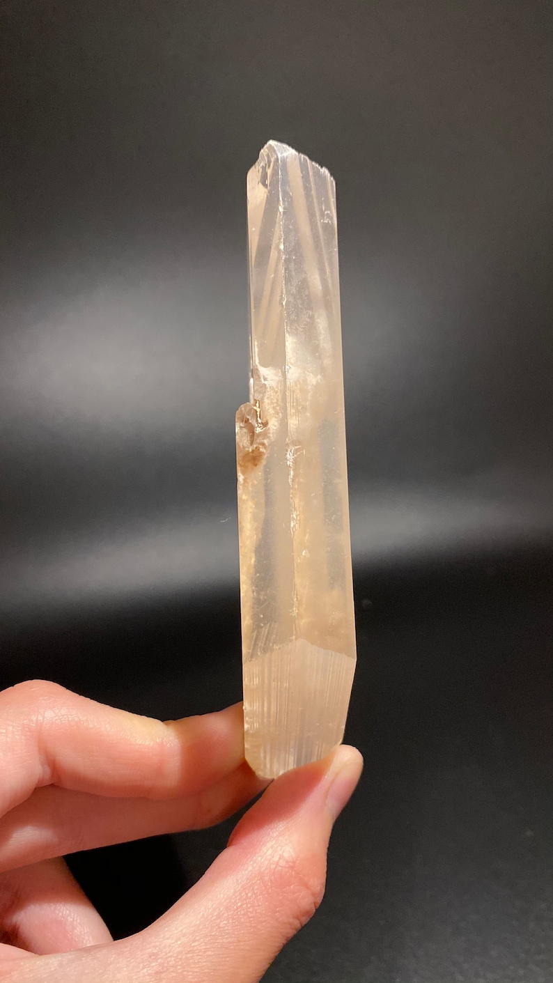 Rare PHANTOM Selenite, Full Crystal - Etsy