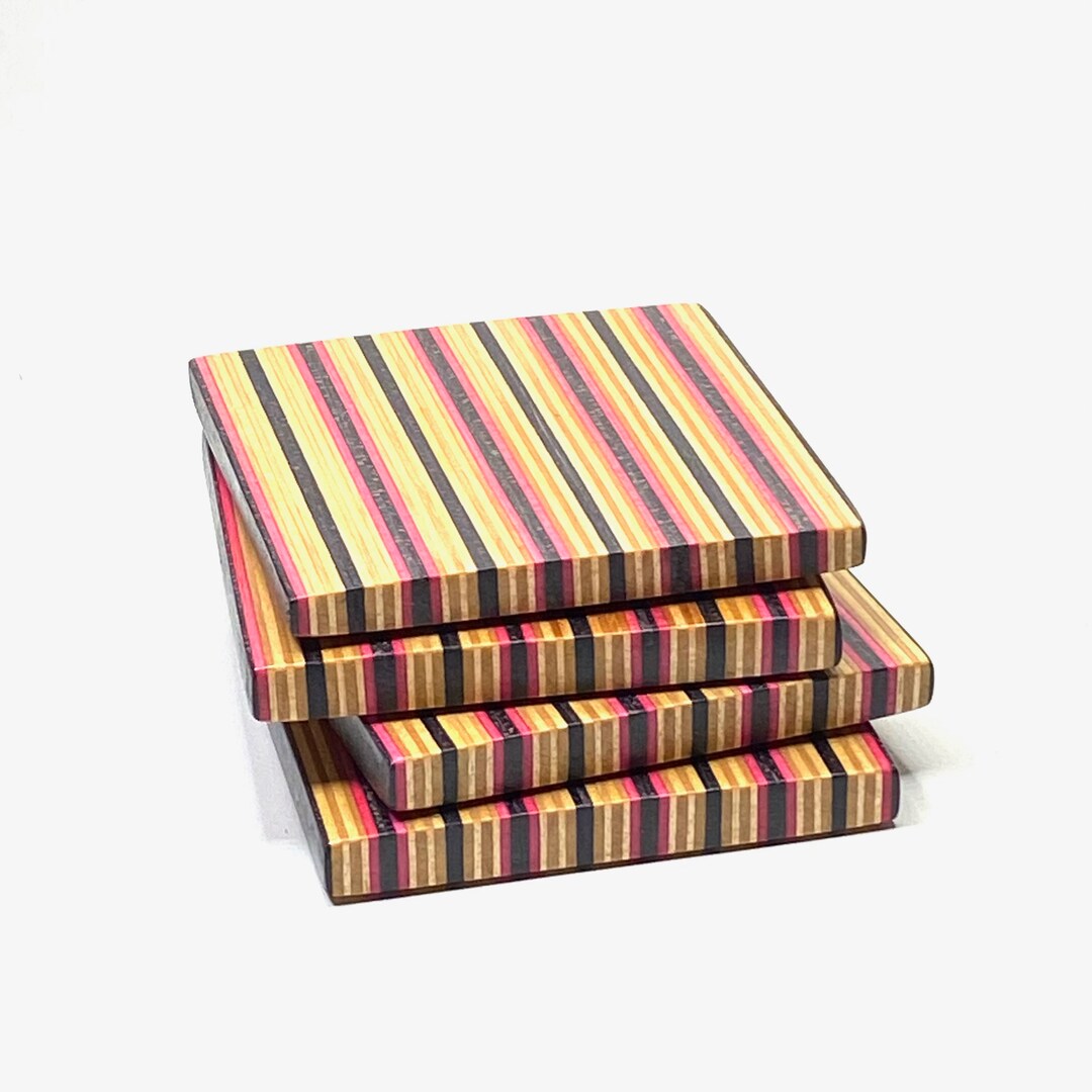 Recycled Skateboard Coasters - Etsy