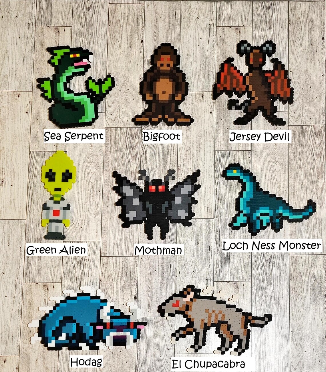Cute Cryptids Perler Bead Crafts - Etsy