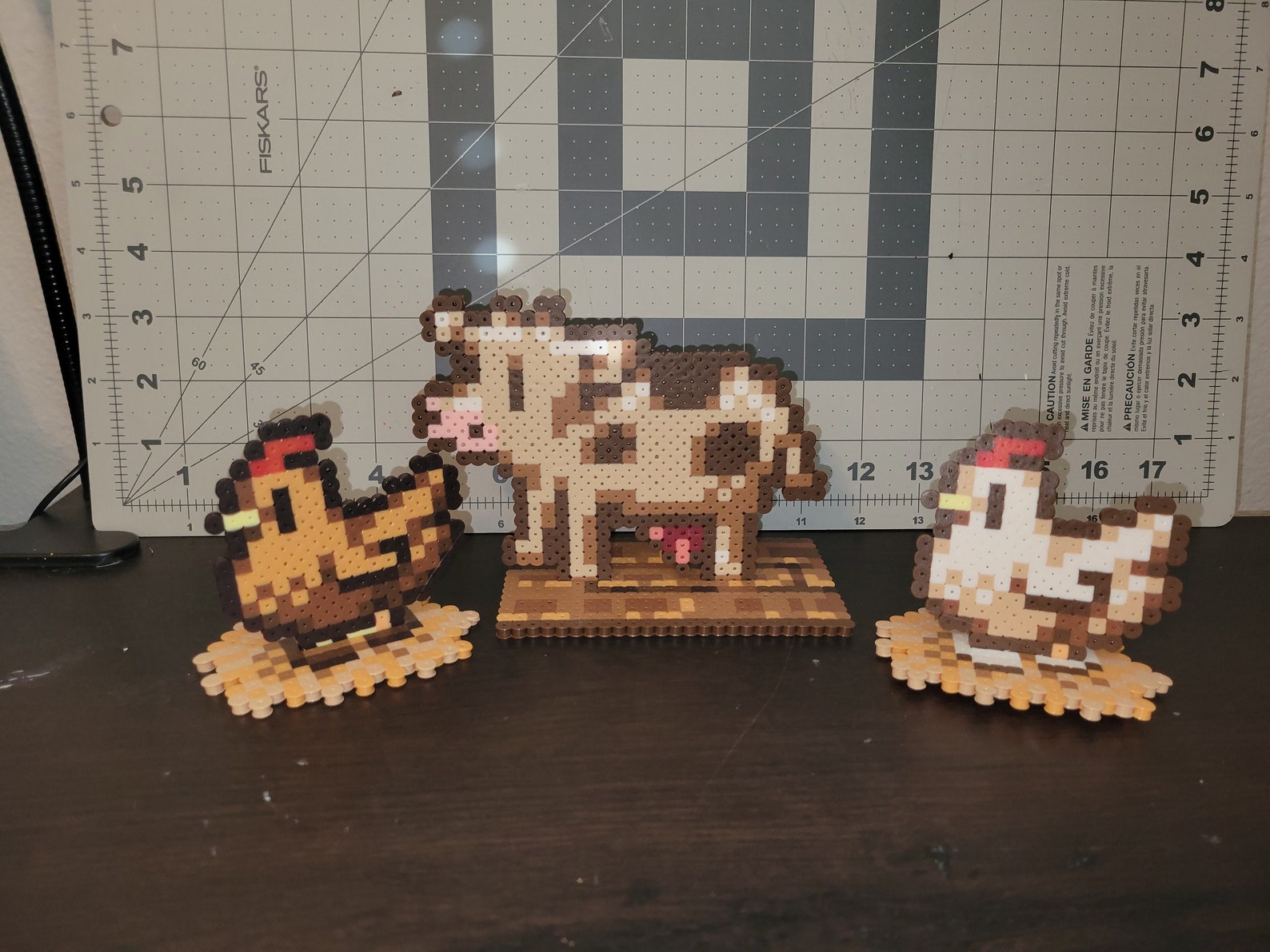 Stardew Valley Farm Animals Perler Bead Crafts - Etsy