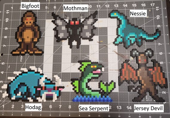 Cute Cryptids Perler Bead Crafts - Etsy