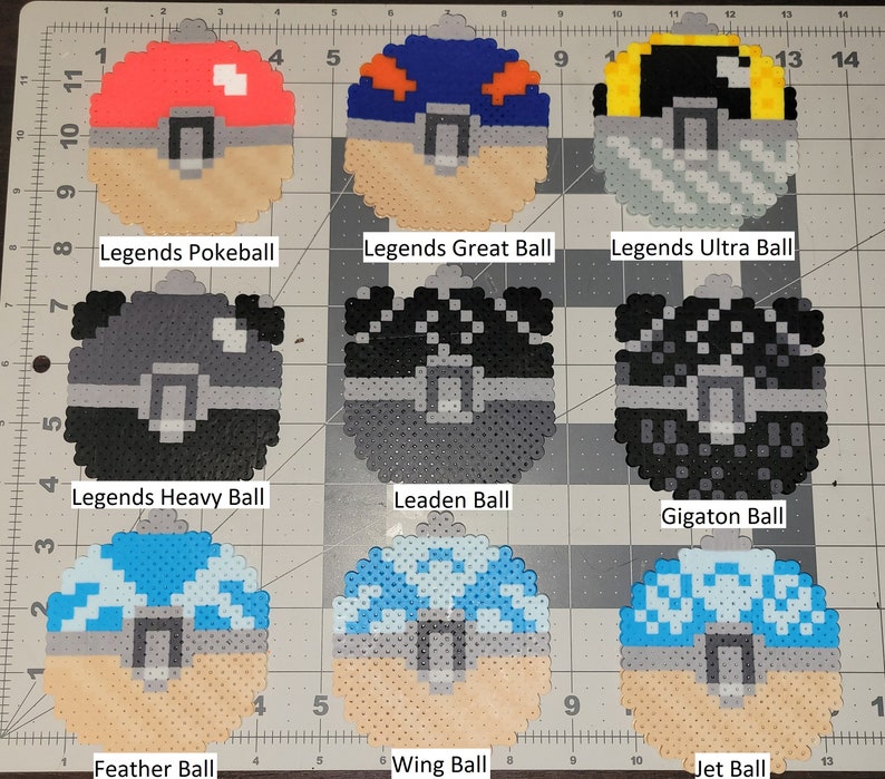 Pokemon Perler Bead PC Sprites gen 1-7 - Etsy