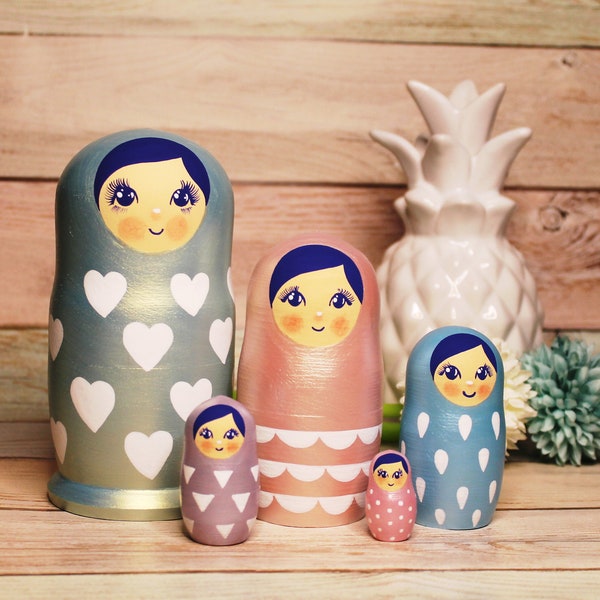 Nesting Hearts - Etsy