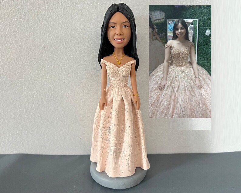 Custom Bobbleheads: Woman in Princess Dress Fully Customizable ...