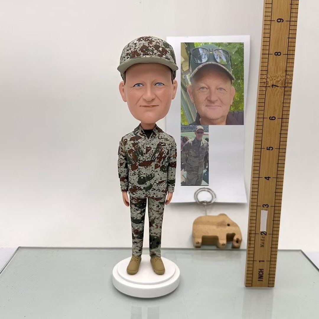 Custom Soldier Bobblehead, Custom General Bobblehead, Custom Chief ...