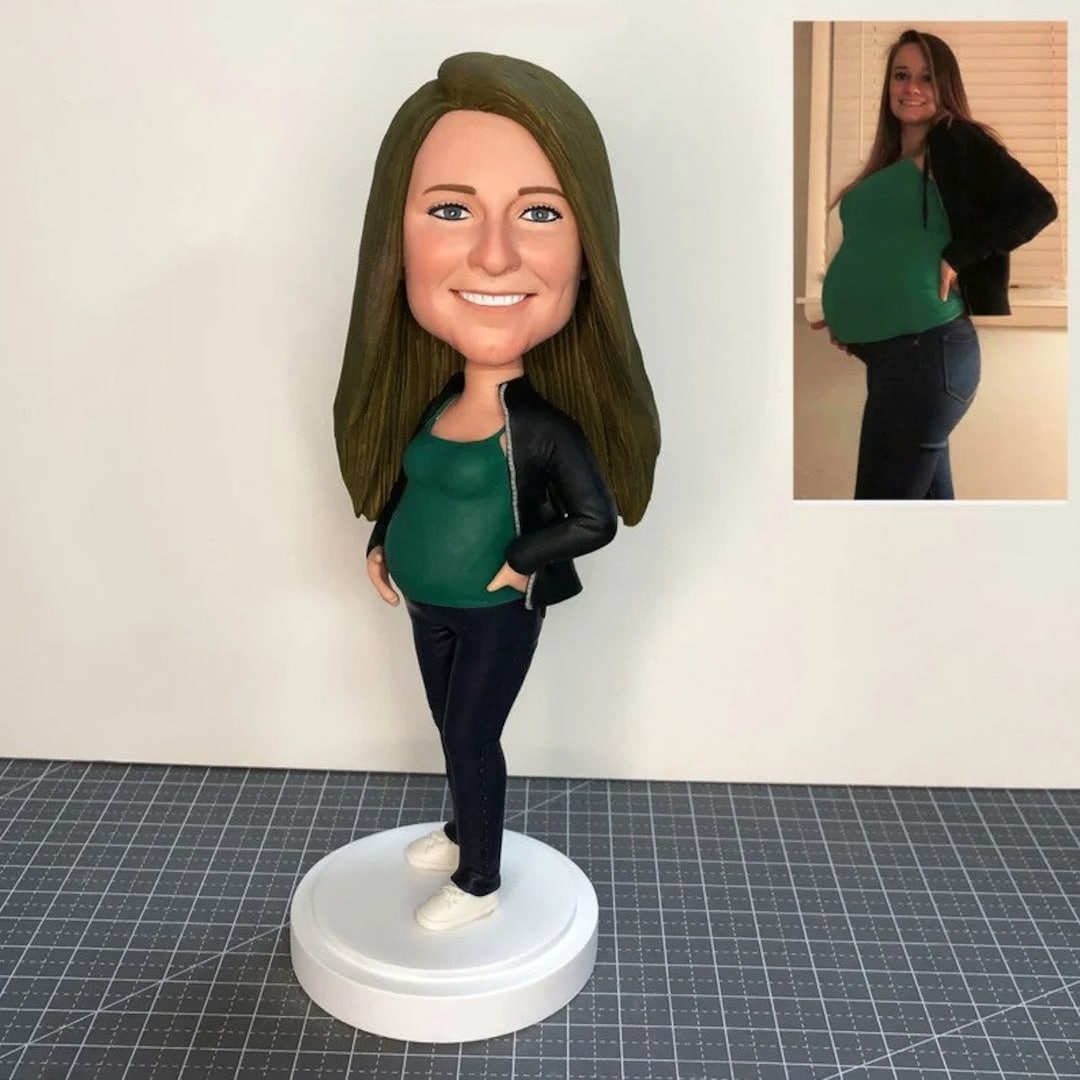 Custom Pregnant Bobbleheads, Make Your Own Bobblehead, Design Your Own ...