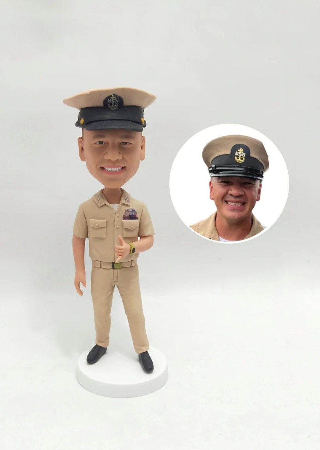 Custom Naval Officer Bobblehead Custom Soldier Bobblehead Custom ...