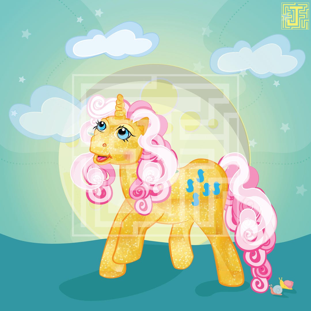 MY LITTLE PONY Digital - Junicorn2023 Argie Sprinkles 35x35cm - Etsy