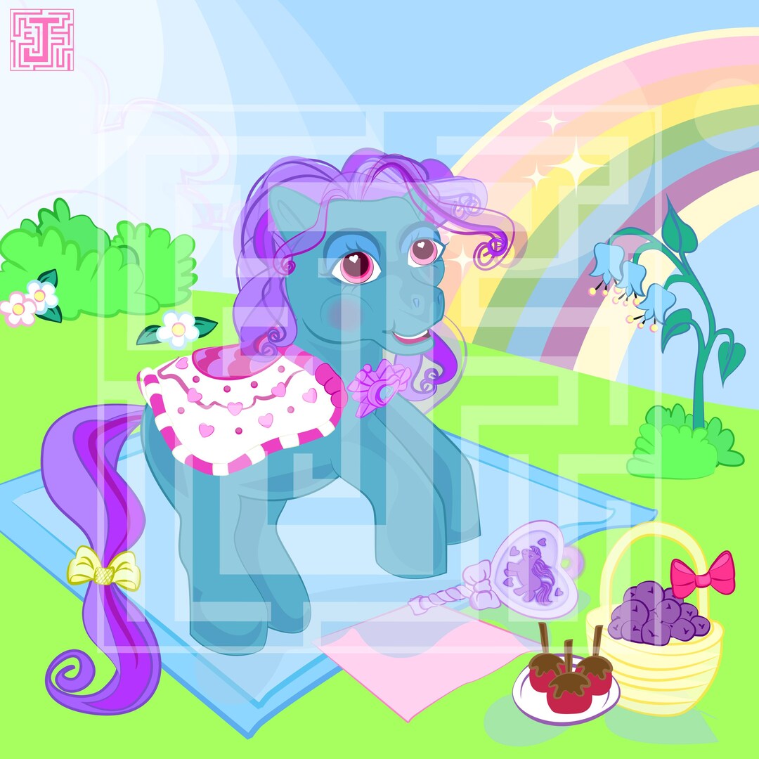 MY LITTLE PONY Digital - Secret Surprise Secret Beauty 29x29cm Cmyk - Etsy