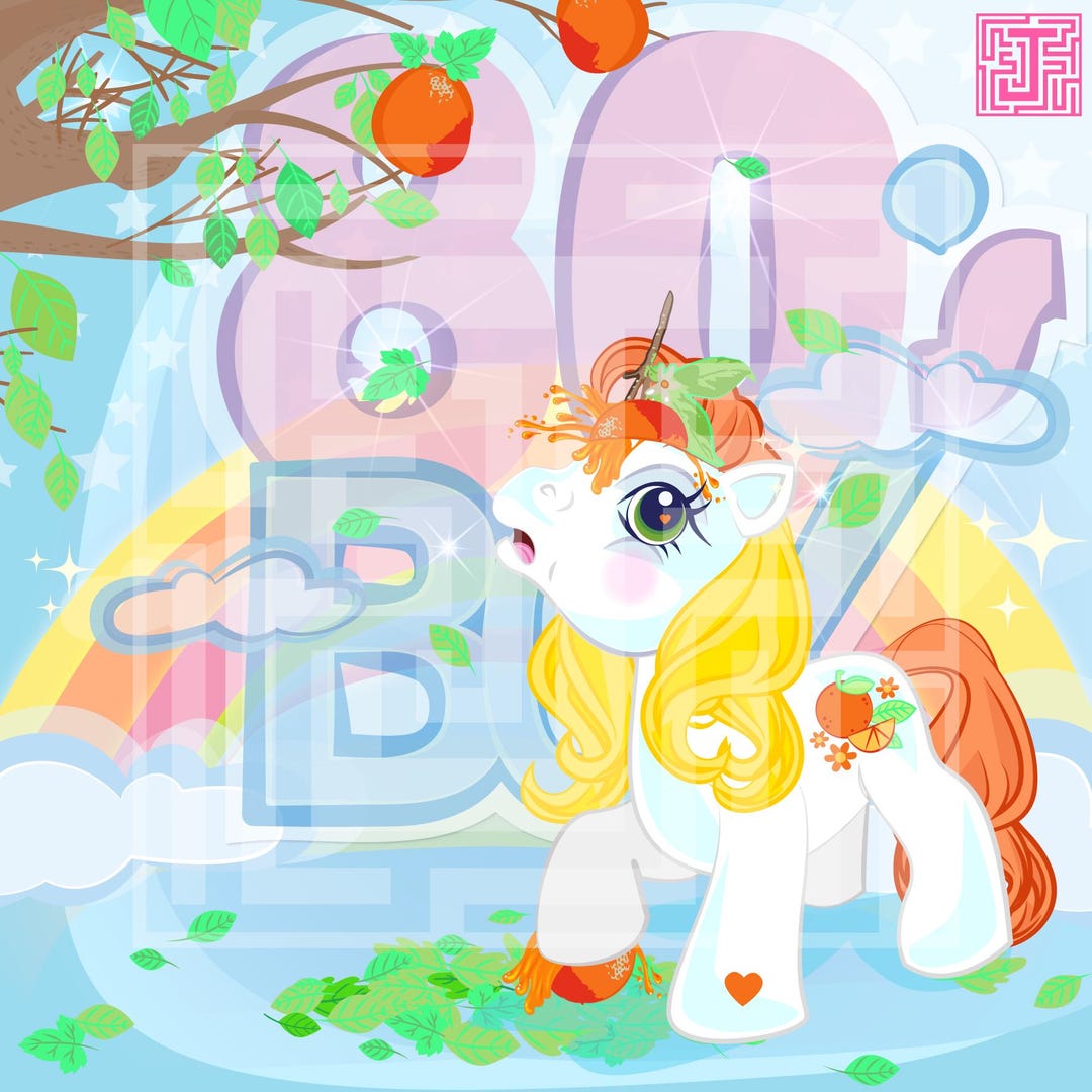 MY LITTLE PONY Digital Artwork - Citrus Sweetheart 15x15cm Cmyk for ...