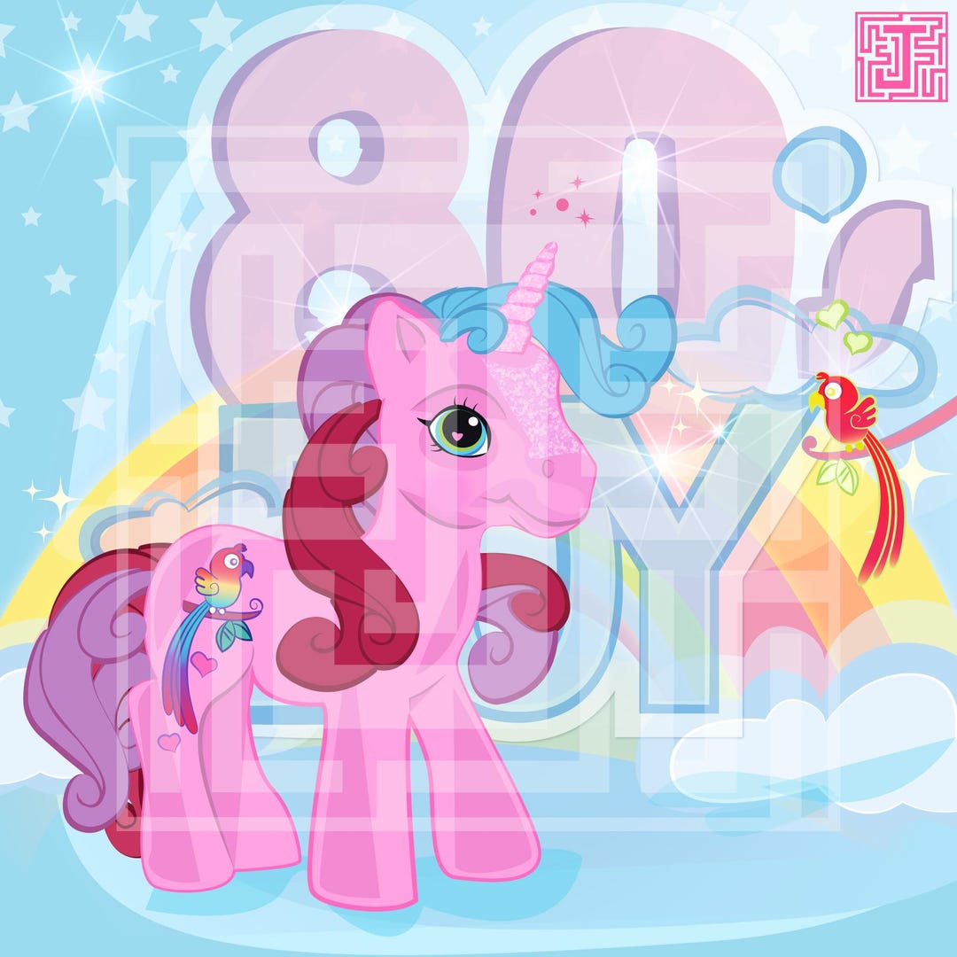 MY LITTLE PONY Digital Artwork - Sunrise Song 15x15cm Cmyk for Print - Etsy