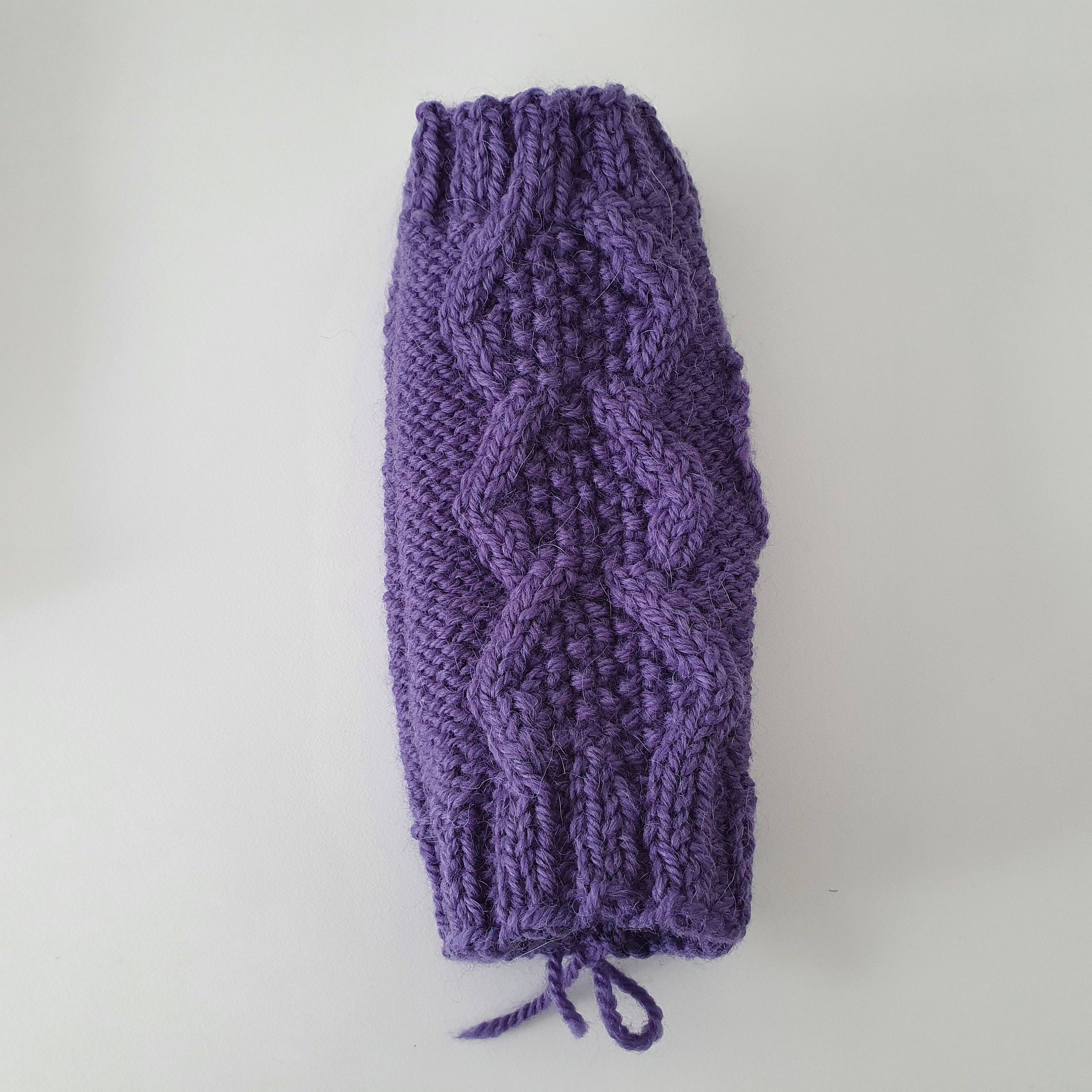 Hand-knitted Fingerless Mittens - Etsy Australia