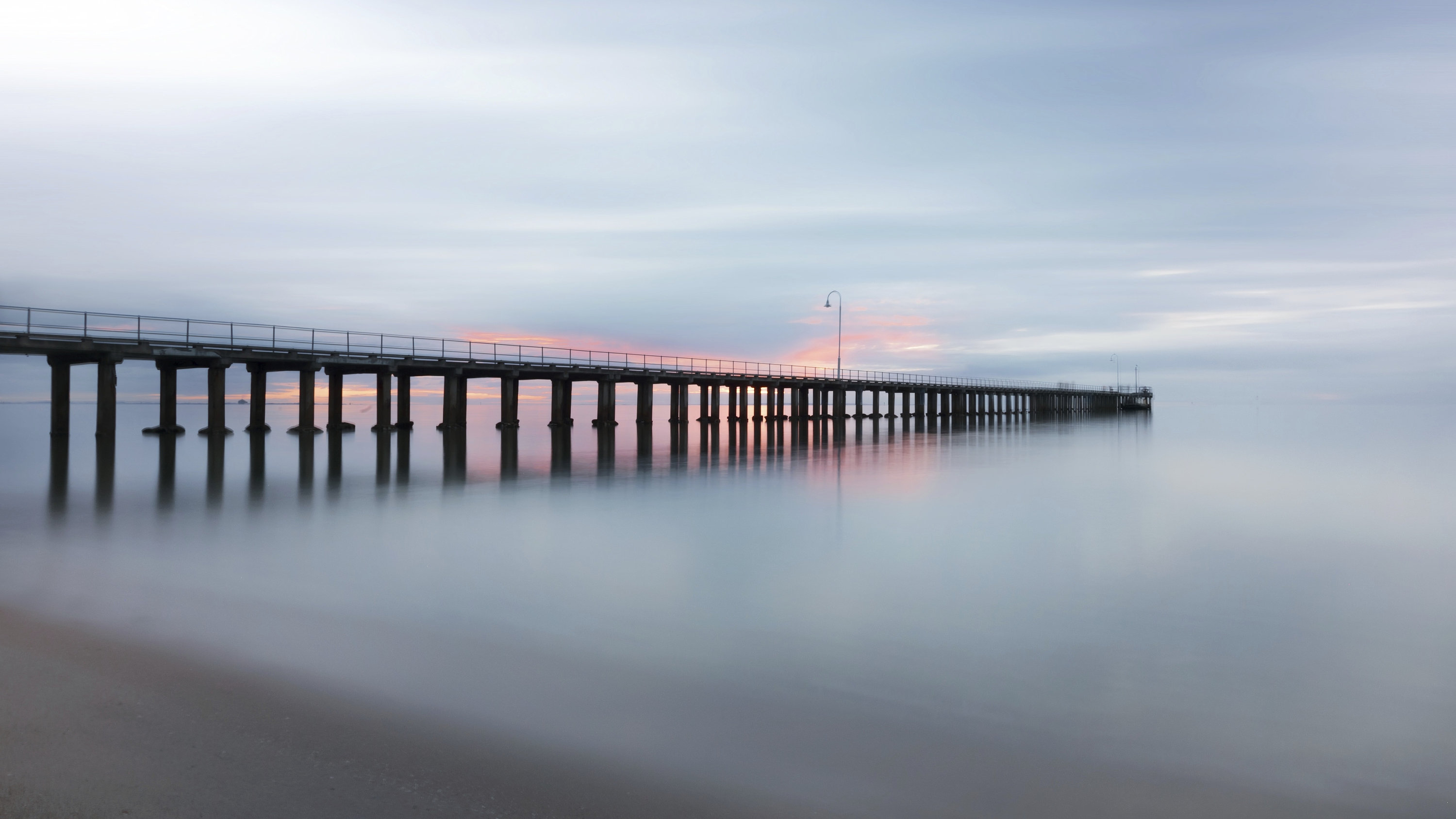 Pier on the Water Desktop Wallpaper/computer Desktop/screen Background ...