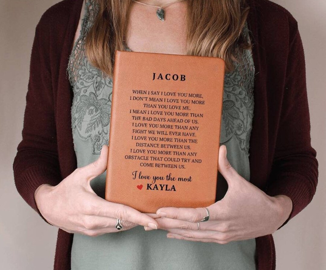 Personalized Letter to My Boyfriend Journal Gift for Husband Valentine ...