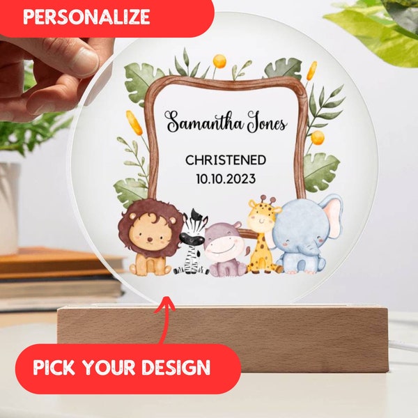 Christening Plaque - Etsy