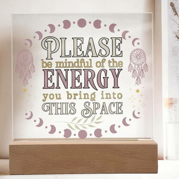 Positive Energy Sign - Etsy