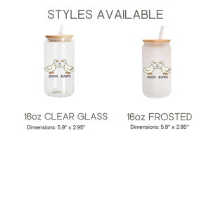Silly Goose Iced Coffee Cup Goose Bumps Frosted Coffee Tumbler With ...