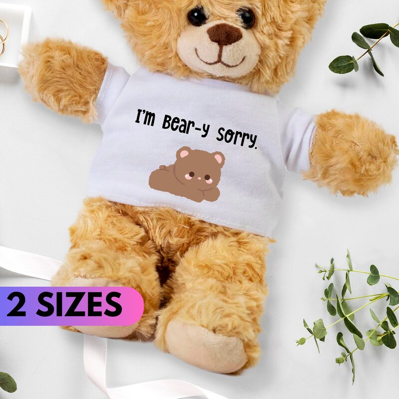 Apology Stuffed Animal - Etsy UK